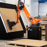 China KUKA KR150 R3100 150kg Payload Handling Robot 3100mm Reach Vacuum Suction Cup for sale