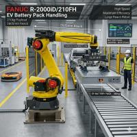 China FANUC R-2000iD/210FH 210kg Palletizing Robot Suction Cups EV Battery for sale