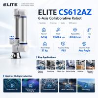 China Elite CS612AZ CSA Advanced Series 6-Axis 12kg Payload 1428.5mm Reach Collaborative Robot with CNGBS Gripper for Handling for sale