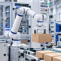 China Elite CS612AZ CSA Advanced Series 6-Axis 12kg Payload 1428.5mm Reach Collaborative Robot with CNGBS Gripper for Handling for sale