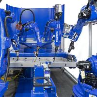 China Yaskawa AR1440 12kg Payload Arc Welding Robot 1440mm Reach with AOTAI Welder for sale