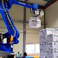 China Yaskawa GP110 110kg Payload Palletizing Robot 2236mm Reach with 3D Vision for sale