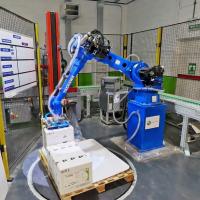 China Yaskawa GP50 50kg Payload Palletizing Robot 2061mm Reach Bag Carton Stacking for sale