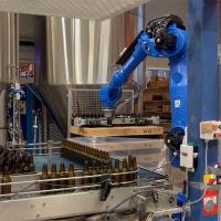 China Yaskawa GP50 50kg Payload Palletizing Robot 2061mm Reach Bag Carton Stacking for sale