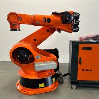 China KUKA KR120 R2300 120kg Payload Palletizing Robot 2300mm Reach Suction Cup for sale