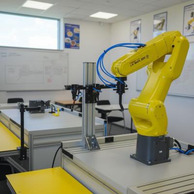 China FANUC LR Mate Teaching Robot 4kg Payload 717mm Reach Industry 4.0 Education for sale