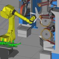 China FANUC M-710iC/70 70kg Payload Handling Robot 6-Axis Machine Tending Auto Parts for sale