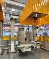 China FANUC Gantry Robot Welding Workstation Suspended Rail for Steel Battery Tray for sale