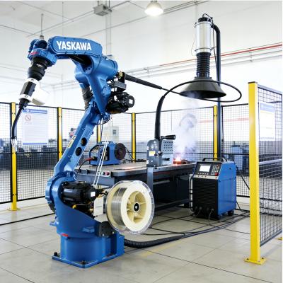 China Yaskawa 6-Axis Welding Robot Workstation for Arc and Spot Welding for sale