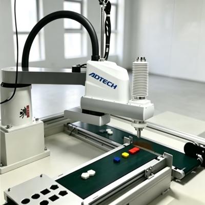 China STEP SCARA Robot Fast Sorting Flexible Integration Multiple Gripper Conveyor 3D for sale