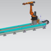 China KUKA 6-Axis Robot Palletizing and Depalletizing System with Linear Axis for sale
