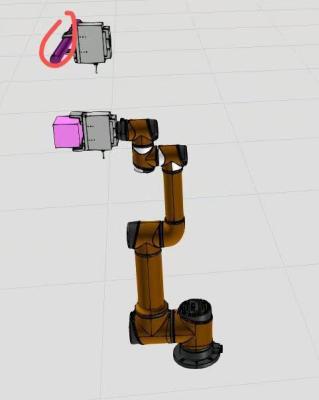 China AUBO Electric Robot Gripper Finger Claw End Effector Gripping Rebar for sale