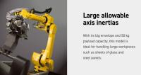 China FANUC M-710iC/50L 50kg Payload Palletizing Robot 3110mm Long Reach 6-Axis for sale