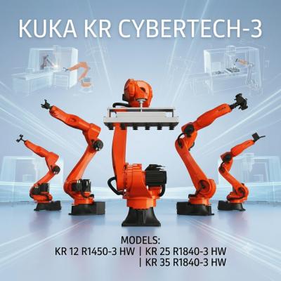 China KUKA KR35 R1840-3 HW 35kg Payload Palletizing Robot 6-Axis Workstation for sale