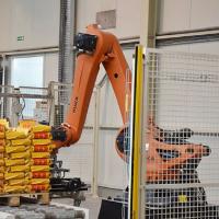 China KUKA KR180 R3200-2 PA 180kg Payload Palletizing Robot 3195mm Reach for sale