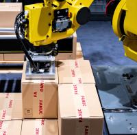 China FANUC M-410iC/110 4 Axis Robot Arm for Multi Material Bag Gripping Carton Suction Handling and Palletizing for sale