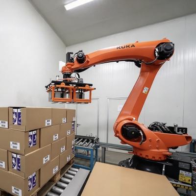 China KUKA KR140 R3200-2PA 6 Axis Robot Arm High Speed Stable for Carton Palletizing in Food Packaging Industry for sale