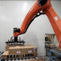 China KUKA KR140 R3200-2PA 6 Axis Robot Arm High Speed Stable for Carton Palletizing in Food Packaging Industry for sale