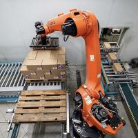 China KUKA KR140 R3200-2PA 6 Axis Robot Arm High Speed Stable for Carton Palletizing in Food Packaging Industry for sale