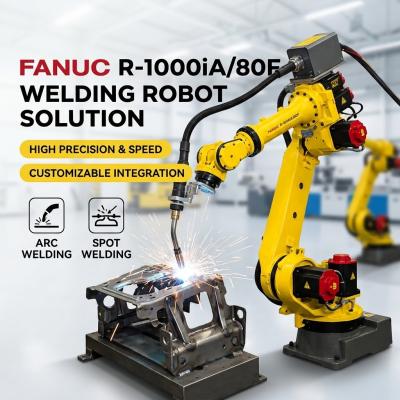China FANUC R-1000iA/80F 6-Axis Industrial Robot 80kg Payload 2230mm Reach High-Speed Spot Welding Robot for Dense Workcells for sale