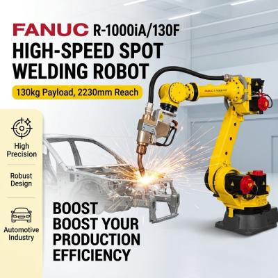 China FANUC R-1000iA/130F 6-Axis Industrial Robot 130kg Payload 2230mm Reach High-Speed Spot Welding Robot for Dense Cells for sale