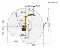 China Advanced KUKA KR 8 R2100-2 Arc HW Compact Welding Robot with 2100mm Reach for Flexible Arc Welding Applications for sale