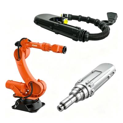 China Original QJAR QJR210-1 6 Axis Industrial Robot Arm 210kg Payload 2683.4mm Reach Heavy Duty with Grinding Head for Polishing for sale
