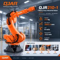 China Original QJAR QJR210-1 6 Axis Industrial Robot Arm 210kg Payload 2683.4mm Reach Heavy Duty with Grinding Head for Polishing for sale