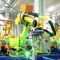 China FANUC M-710iC/70 6 Axis Robot for Water Pump Assembly with Vision Positioning High Speed Handling and One Click Line Changeover for sale