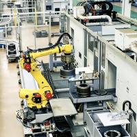 China FANUC R-2000iC/210F 6 Axis Robot 210kg Payload for Semi Trailer Axle Machining Powder Coating Assembly Welding and Handling for sale