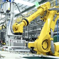 China FANUC R-2000iC/210F Industrial Robot 6 Axis Robotic Arm 210 kg Payload 2655 mm Reach Spot Welding Handling Robot for sale