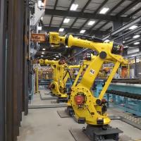 China Heavy Load 4-Axis Industrial Robot Fanuc M-410IC/315 Robot 315kg 3143mm with Magnetic Gripper Handling Steel Structure for sale