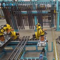 China Heavy Load 4-Axis Industrial Robot Fanuc M-410IC/315 Robot 315kg 3143mm with Magnetic Gripper Handling Steel Structure for sale
