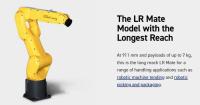 China High Speed FANUC LR Mate 200iD 7L 7kg Payload 6 Axis Pick Place Robot with PLC Motor J3 Internal Cabling for Automatic Handling for sale