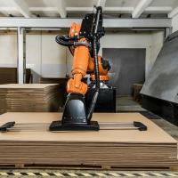 China Heavy Load 6 Axis Industrial Palletizing Robot KUKA KR 150 R3100-2 Robotic Arm for Automation Carton Bag Stacking for sale
