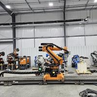 China Heavy Load 6 Axis Industrial Palletizing Robot KUKA KR 150 R3100-2 Robotic Arm for Automation Carton Bag Stacking for sale