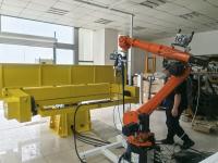 China KUKA Kr16 R2010-2 TIG Welding Robot Cell with Hanli Chiller Megmeet Power Source and 3-Axis H-Type Positioner Welding Robot Cell for sale