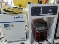 China KUKA Kr16 R2010-2 TIG Welding Robot Cell with Hanli Chiller Megmeet Power Source and 3-Axis H-Type Positioner Welding Robot Cell for sale