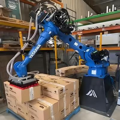 China Yaskawa GP180 Industrial Robotic Arm 180kg Payload 6-Axis Heavy Duty Palletizing Robot with 2702mm Reach for Carton Stacking for sale