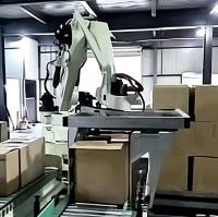 China High Speed Three-station Palletizing Kawasaki CP180L 180kg 3250mm 4Axis Robot Arm for Carton Box Automatic Stacking Line for sale