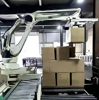China High Speed Three-station Palletizing Kawasaki CP180L 180kg 3250mm 4Axis Robot Arm for Carton Box Automatic Stacking Line for sale