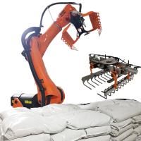 China Automatic Heavy Duty KUKA KR210 6 Axis 210kg Payload Palletizing Robot Arm for Carton Stacking with Gripper for sale