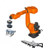 China Heavy Duty 50kg Payload Palletizing Robot KUKA KR50 2500-2 Long Reach 6 Axis Industrial Robotic Arm for Palletizing for sale