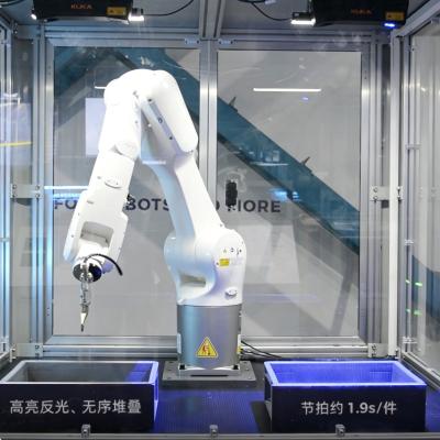 China KUKA KR 4 R600-3 6-Axis Robot with PLC Gearbox Motor 3D Vision System High-Speed Random Bin Picking for Rings Cycle Time 1.9s/pc for sale