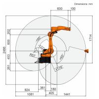 China Energy Efficient KUKA KR 8 R1440-2 Arc HW E Compact Welding Robot for Flexible Industrial Arc Welding Applications for sale