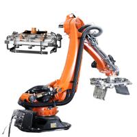 China Heavy Duty 500kg Payload Palletizing Robot KUKA KR500 R2800-2 Industrial Robot Arm PLC AC Servo Motor Customized Gripper Linear for sale