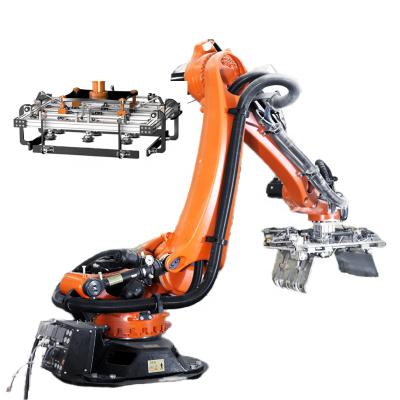 China Heavy Duty 500kg Payload Palletizing Robot KUKA KR500 R2800-2 Industrial Robot Arm PLC AC Servo Motor Customized Gripper Linear for sale