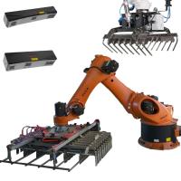 China Heavy Duty 500kg Payload Palletizing Robot KUKA KR500 R2800-2 Industrial Robot Arm PLC AC Servo Motor Customized Gripper Linear for sale
