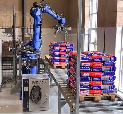 China Yaskawa GP110 Palletizing Arm on Linear Track with 2236 mm Reach for sale