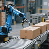 China Yaskawa GP110 Palletizing Arm on Linear Track with 2236 mm Reach for sale